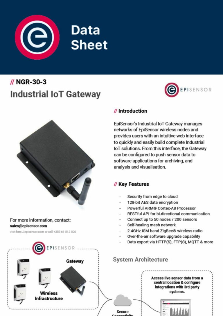 Documentation library | EpiSensor IIoT Resources