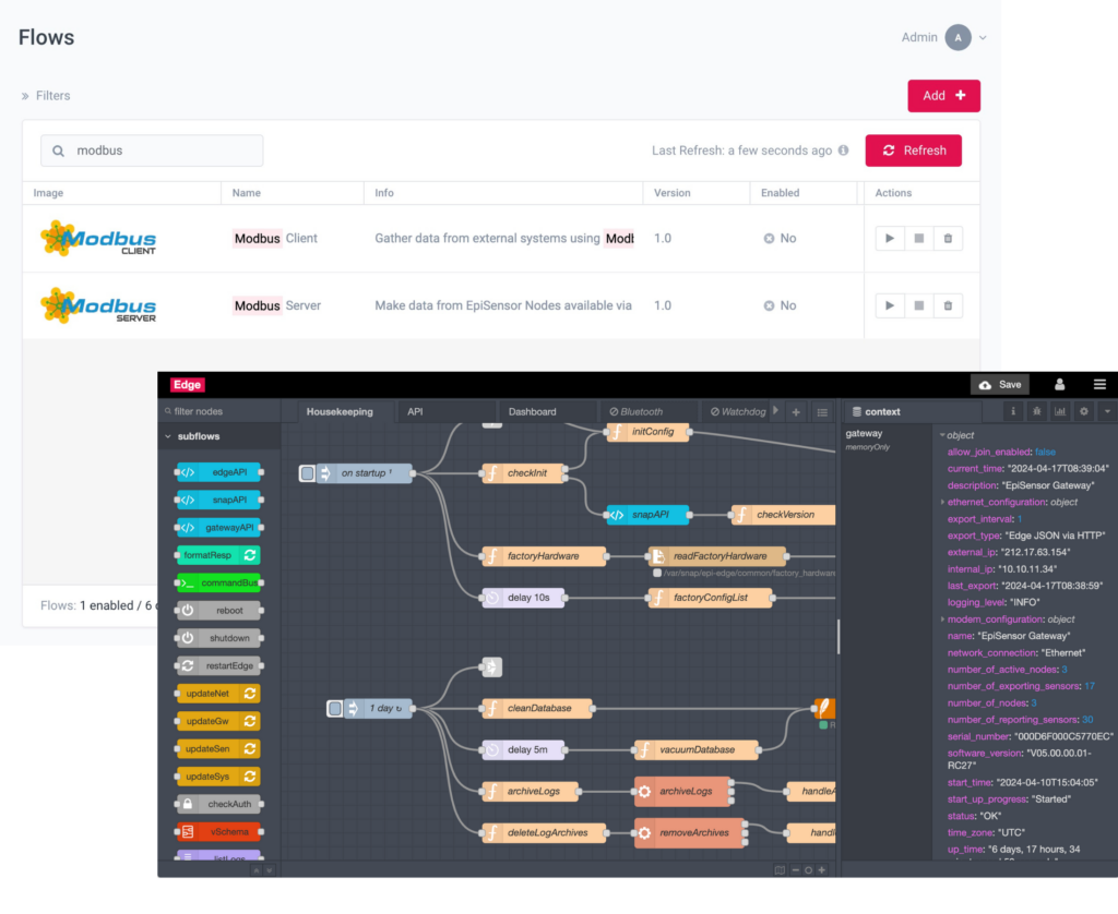Edge Gather Data | EpiSensor